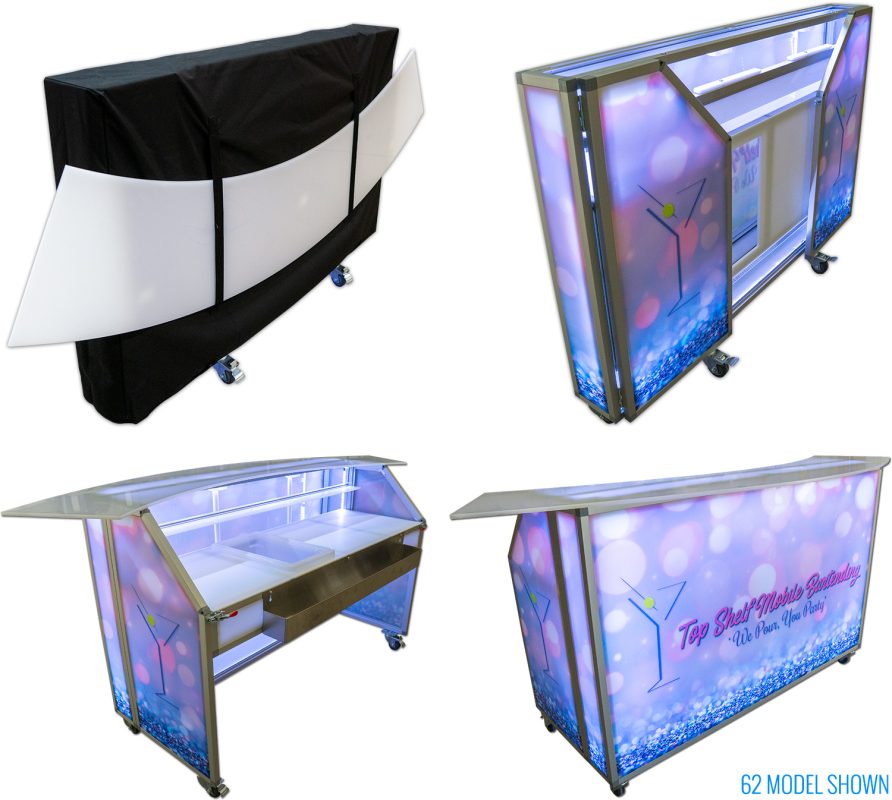 77" Mobile Bar: Ultimate Choice for Portable, Customizable & Easy-to ...