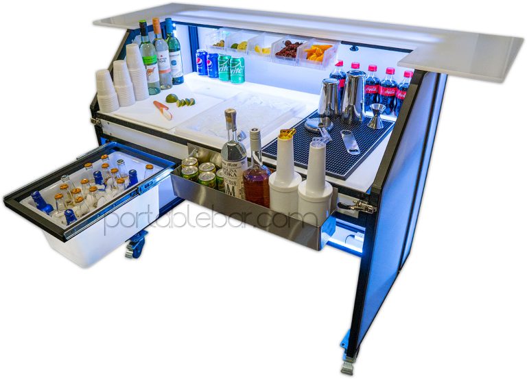 48" Folding Portable Bar | Great for Bars, Restaurants & Special Events